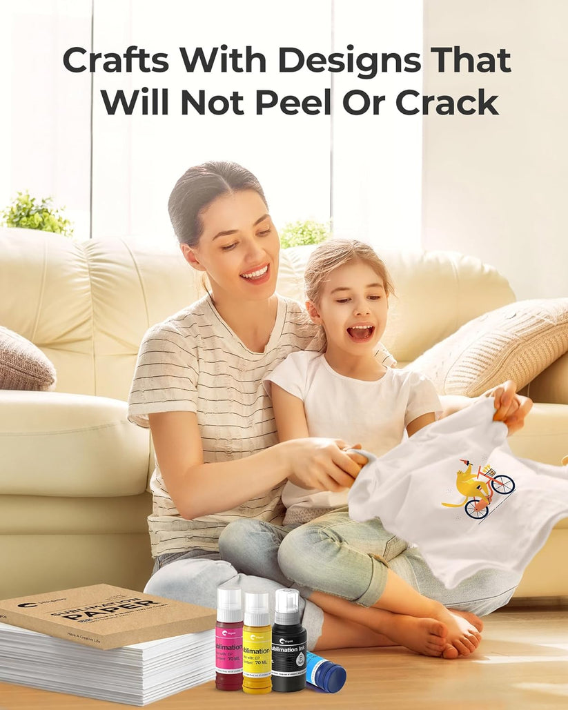 Hiipoo Sublimation Ink Fit for Supertank Inkjet Printer ET-2400 ET-272