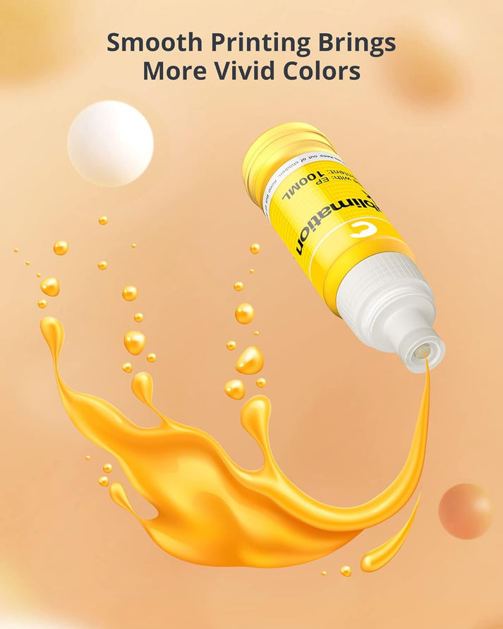 Hiipoo Sublimation Ink Work compatible with Supertank Inkjet Printers