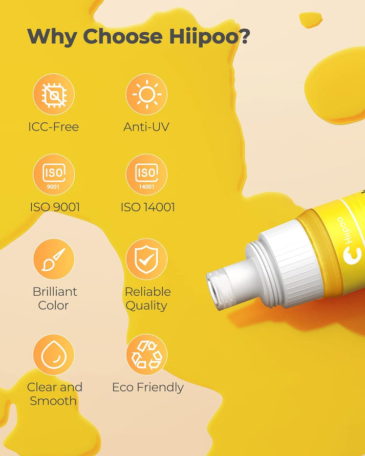 Hiipoo Sublimation Ink Work compatible with Supertank Inkjet Printers