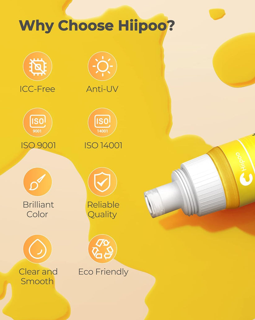 Hiipoo Sublimation Ink Work compatible with Supertank Inkjet Printers